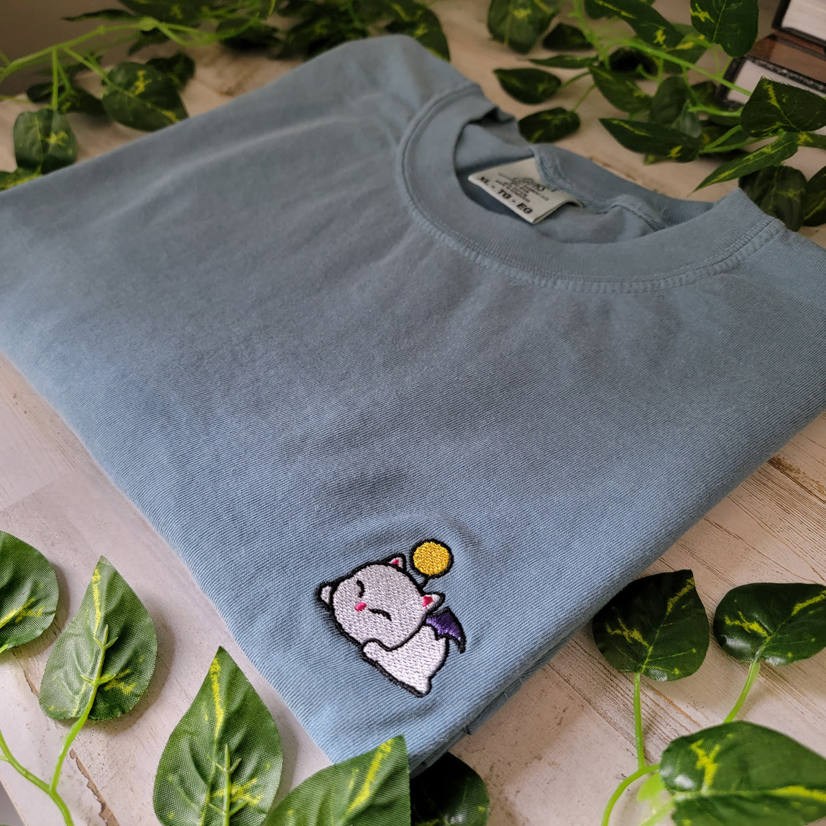 Relaxed Moogle Embroidered Shirt | Subtle Gaming Merch | AFK Apparel
